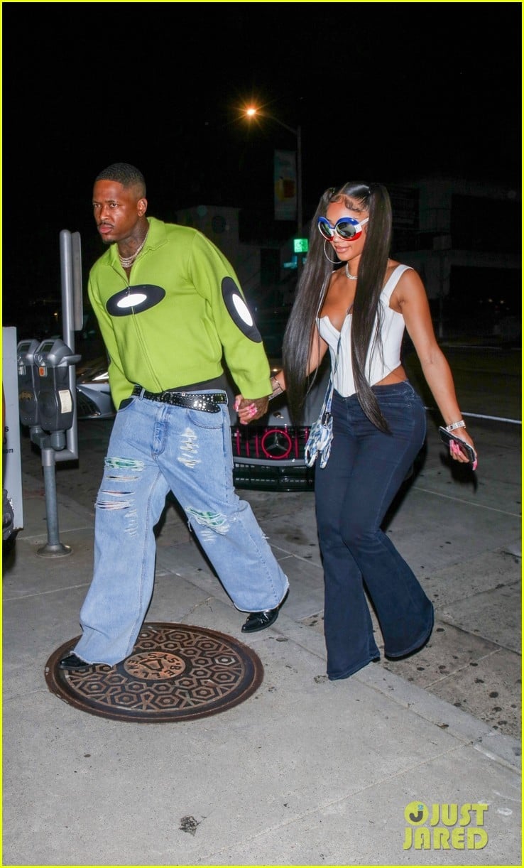 Saweetie & YG Hold Hands After Dinner Date Night Out in LA: Photo ...