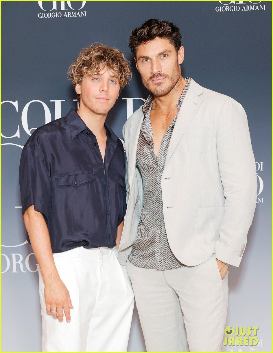 Chase Stokes & Lukas Gage Bring Their Significant Others to Armani ...