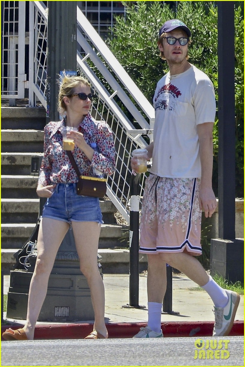 Emma Roberts & Boyfriend Cody John Hold Hands on Rare Outing in Los ...