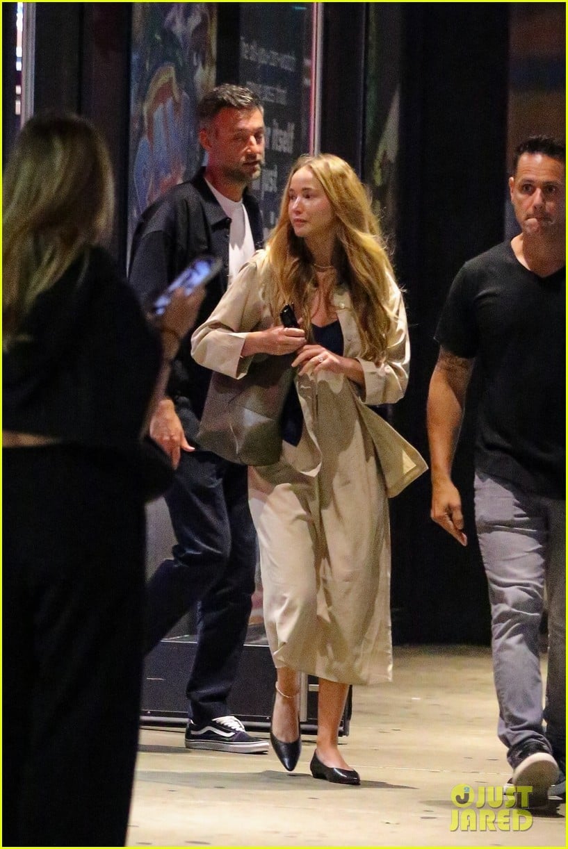 Jennifer Lawrence & Husband Cooke Maroney Step Out for Dinner & Movie ...