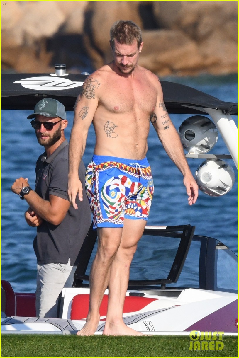 Diplo Goes Shirtless in Sardinia, Jumps in the Water During Italian ...