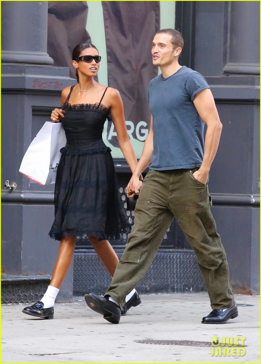 Karl Glusman & Model Imaan Hammam Hold Hands During Day Out in NYC ...