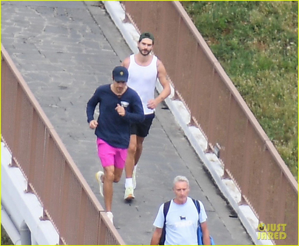 Harry Styles Spotted Jogging Around Italy with His Personal Trainer in ...