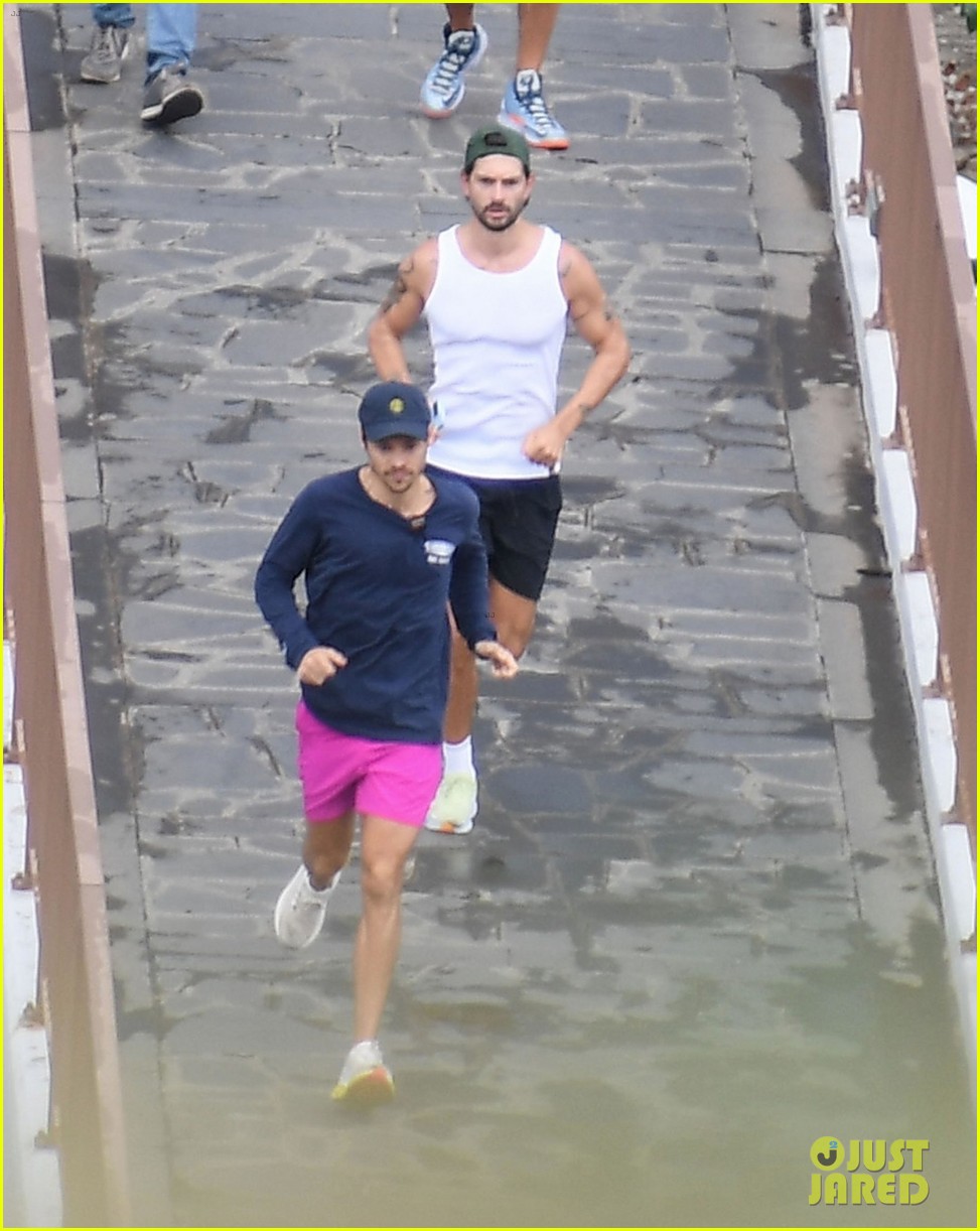 Harry Styles Spotted Jogging Around Italy with His Personal Trainer in ...