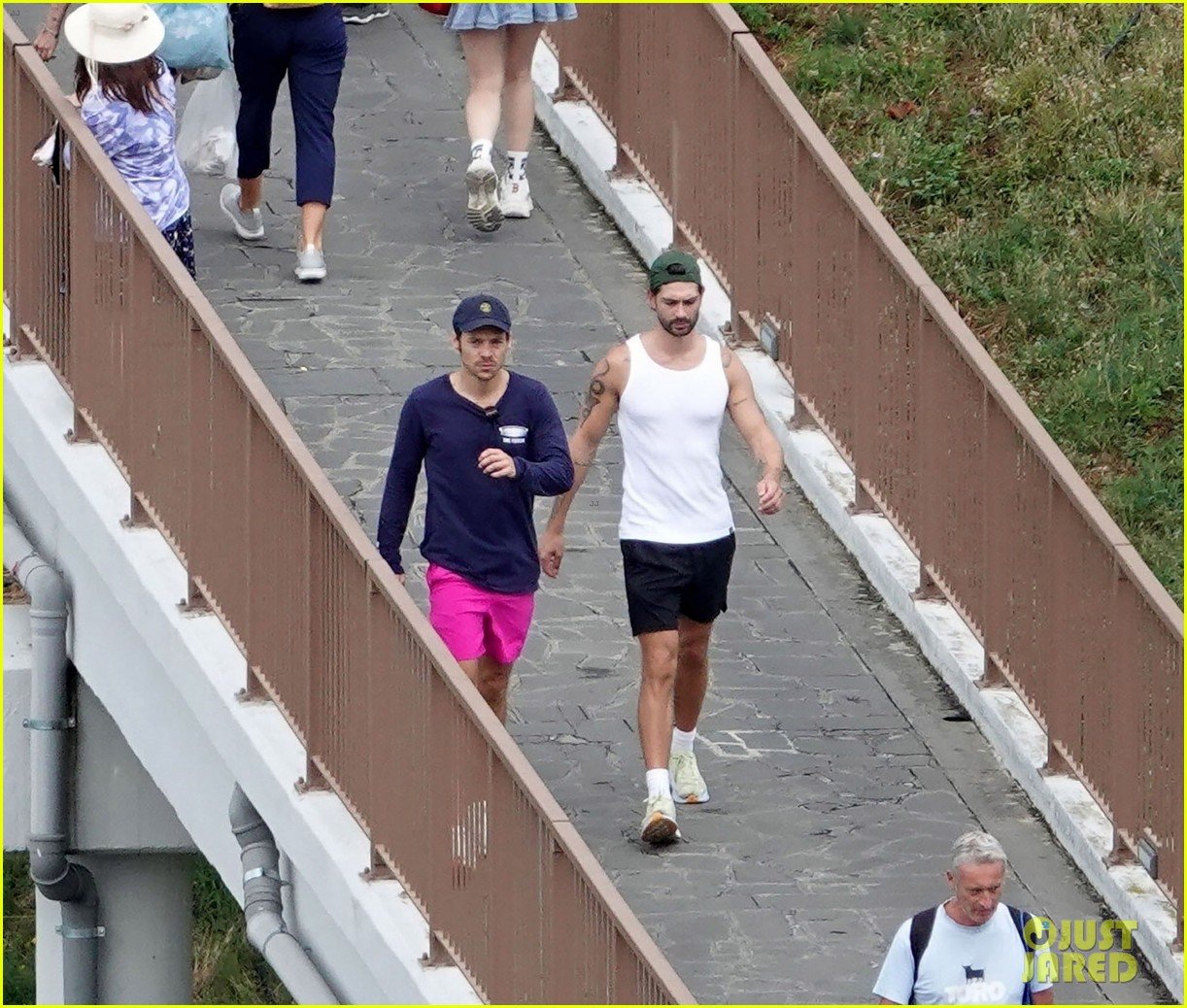 Harry Styles Spotted Jogging Around Italy with His Personal Trainer in ...
