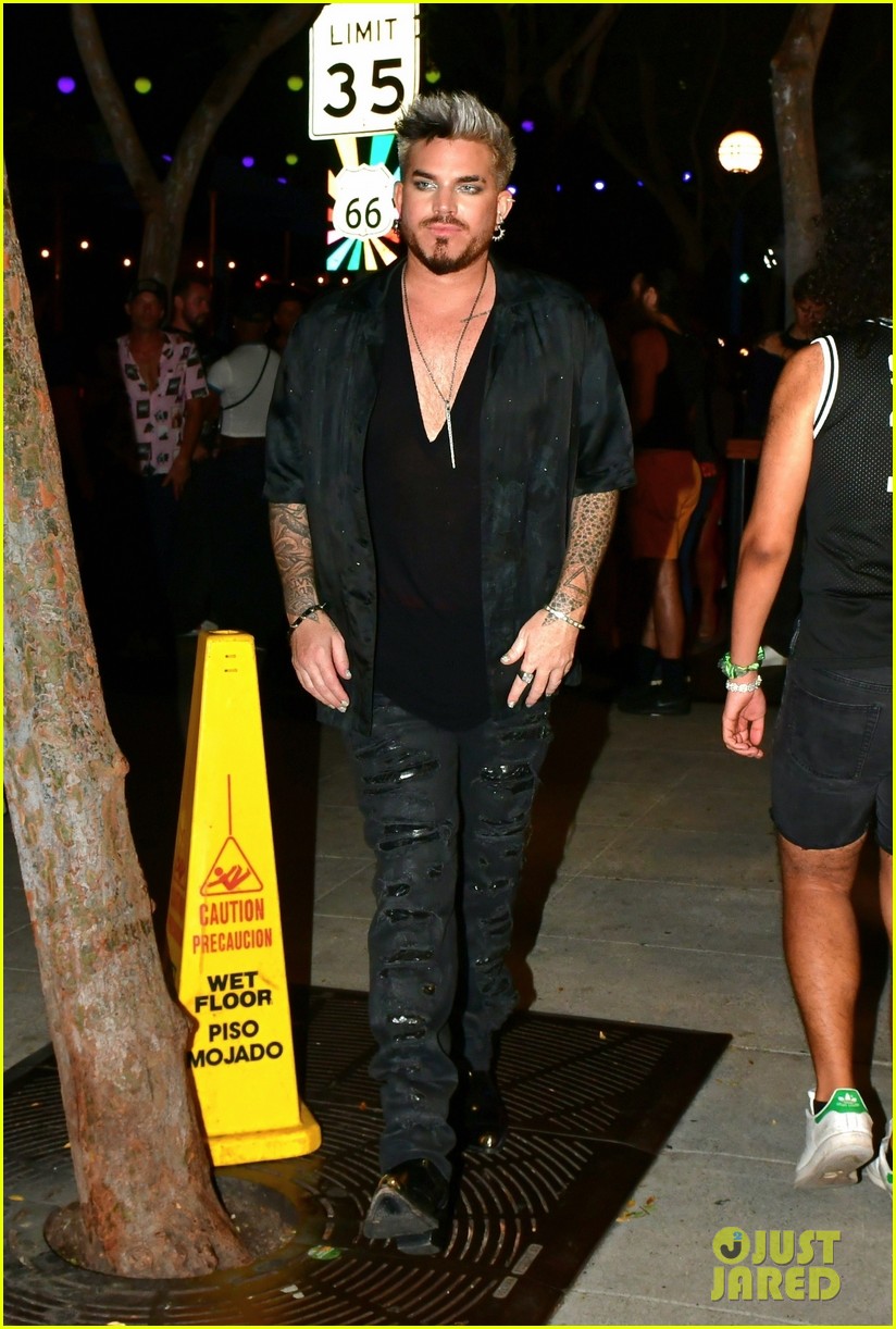 Adam Lambert & Boyfriend Oliver Gliese Hit the Town for Fun Night Out ...