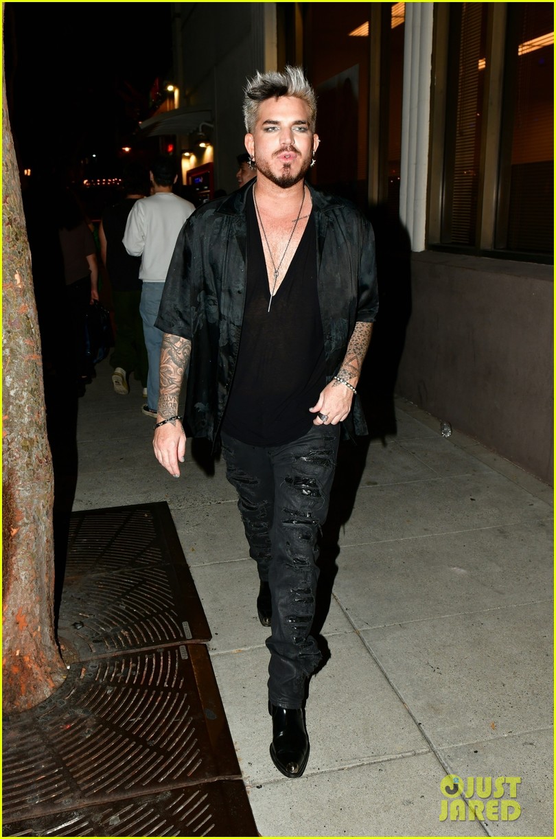 Adam Lambert & Boyfriend Oliver Gliese Hit the Town for Fun Night Out ...