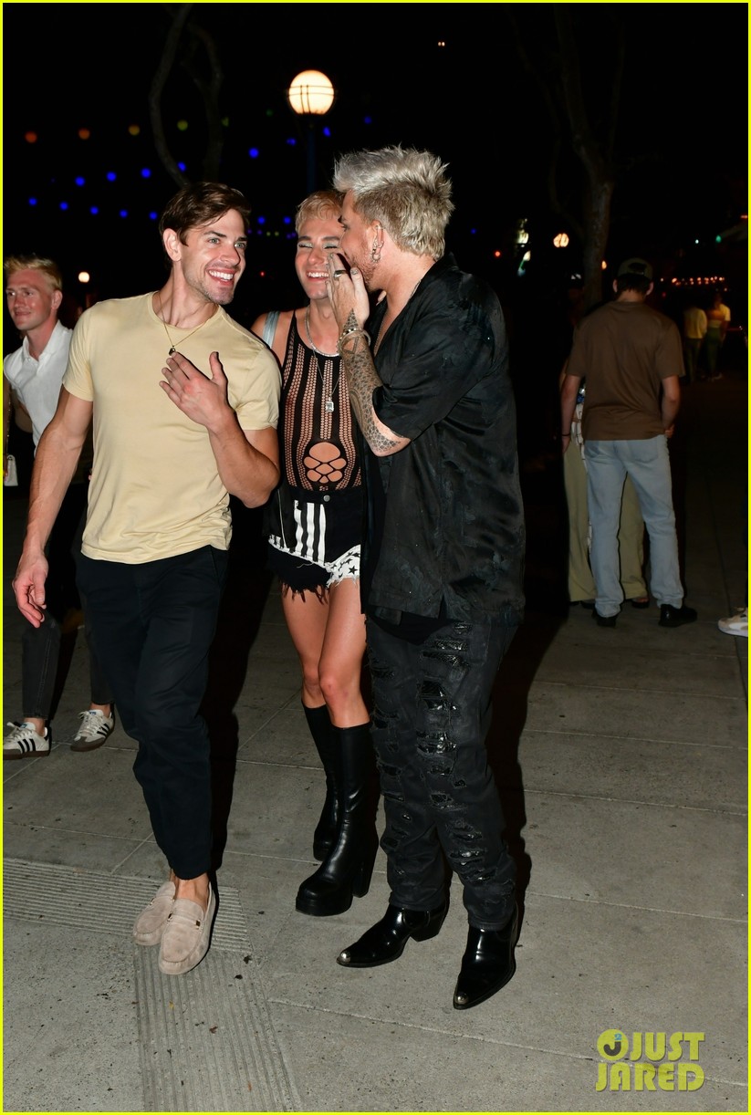 Adam Lambert & Boyfriend Oliver Gliese Hit the Town for Fun Night Out ...