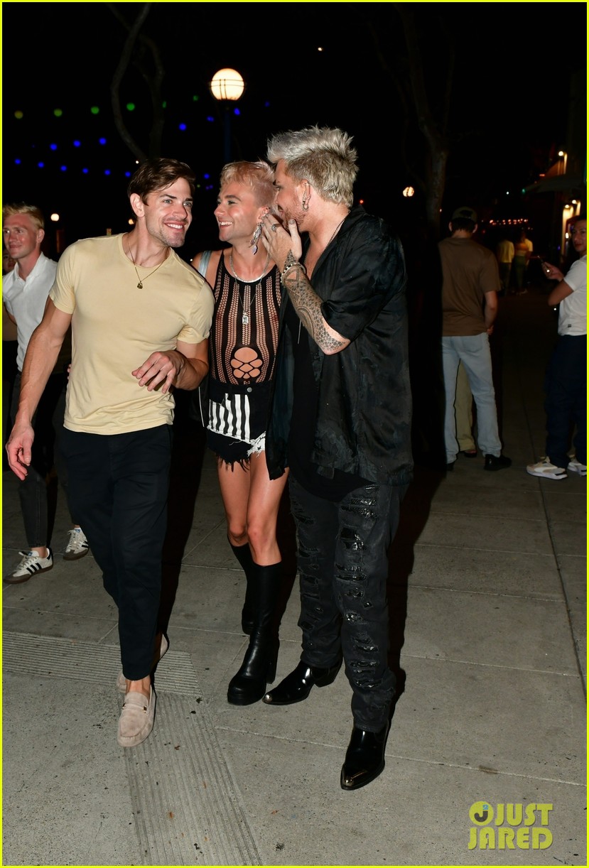 Adam Lambert & Boyfriend Oliver Gliese Hit the Town for Fun Night Out ...