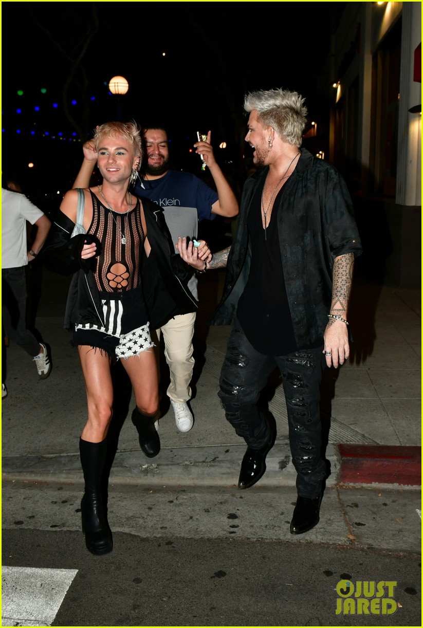Adam Lambert & Boyfriend Oliver Gliese Hit the Town for Fun Night Out ...