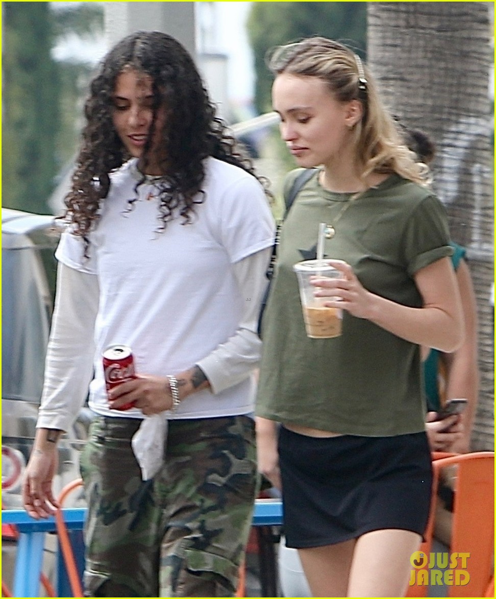 Lily-Rose Depp & Girlfriend 070 Shake Keep Close on Coffee Date in WeHo ...