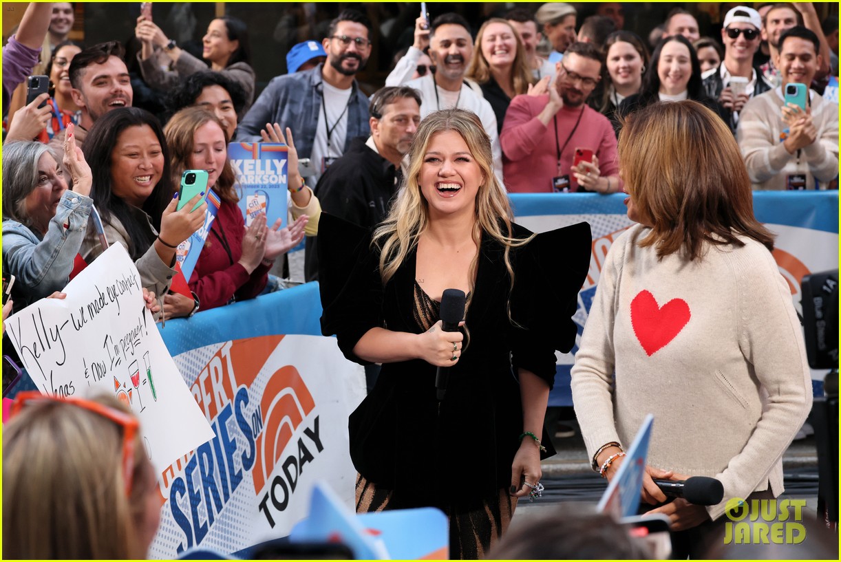 Kelly Clarkson Performs on 'Today Show,' Discusses Her Kids Possibly ...