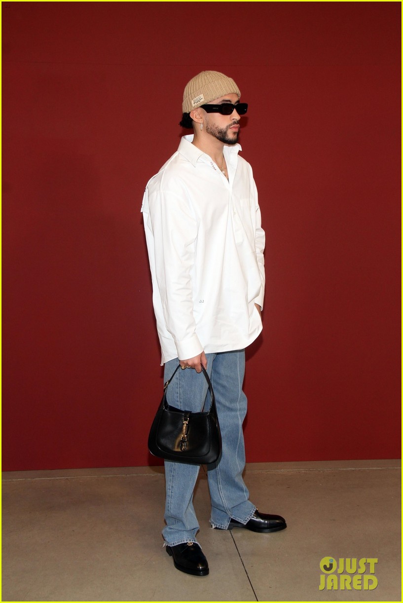 Kendall Jenner & Bad Bunny Make Their Fashion Week Debut, Sit Front Row for Gucci Show!: Photo ...