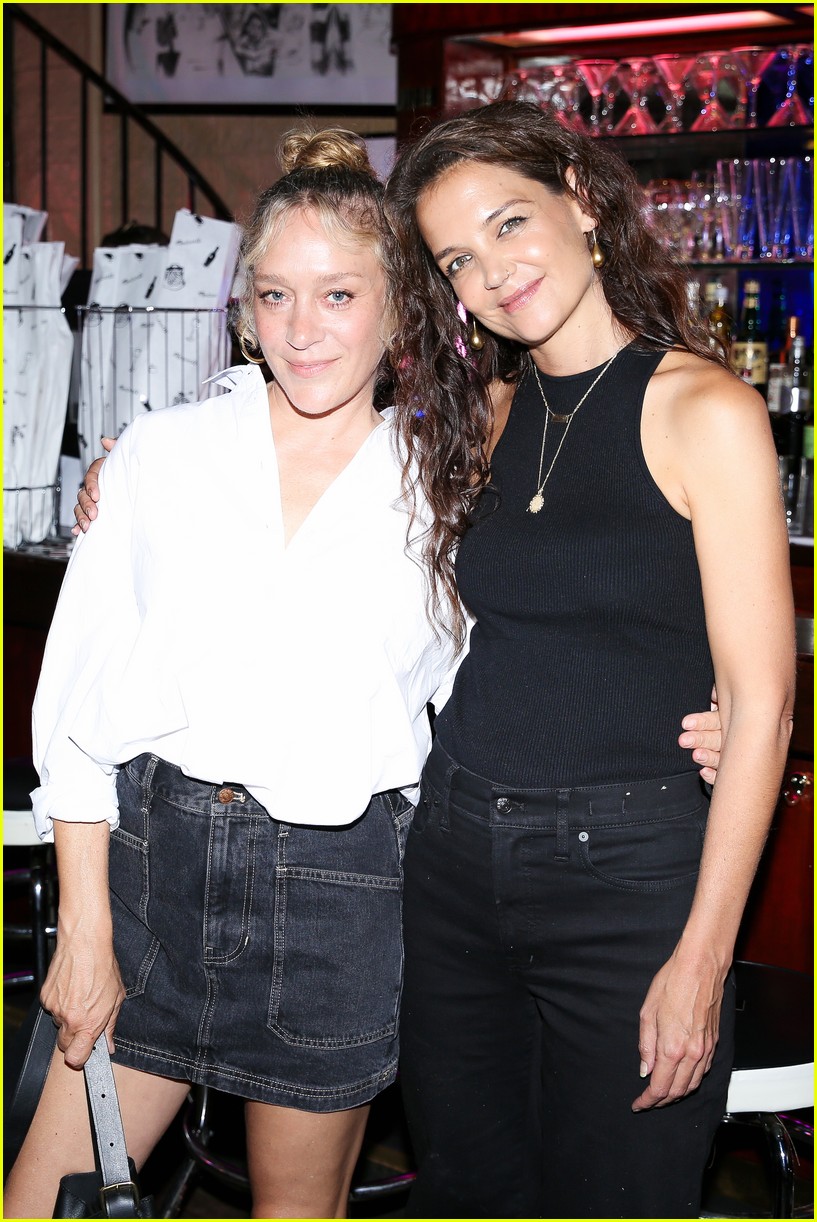 Katie Holmes & Chloe Sevigny Link Up at Madewell Fall Launch Party ...