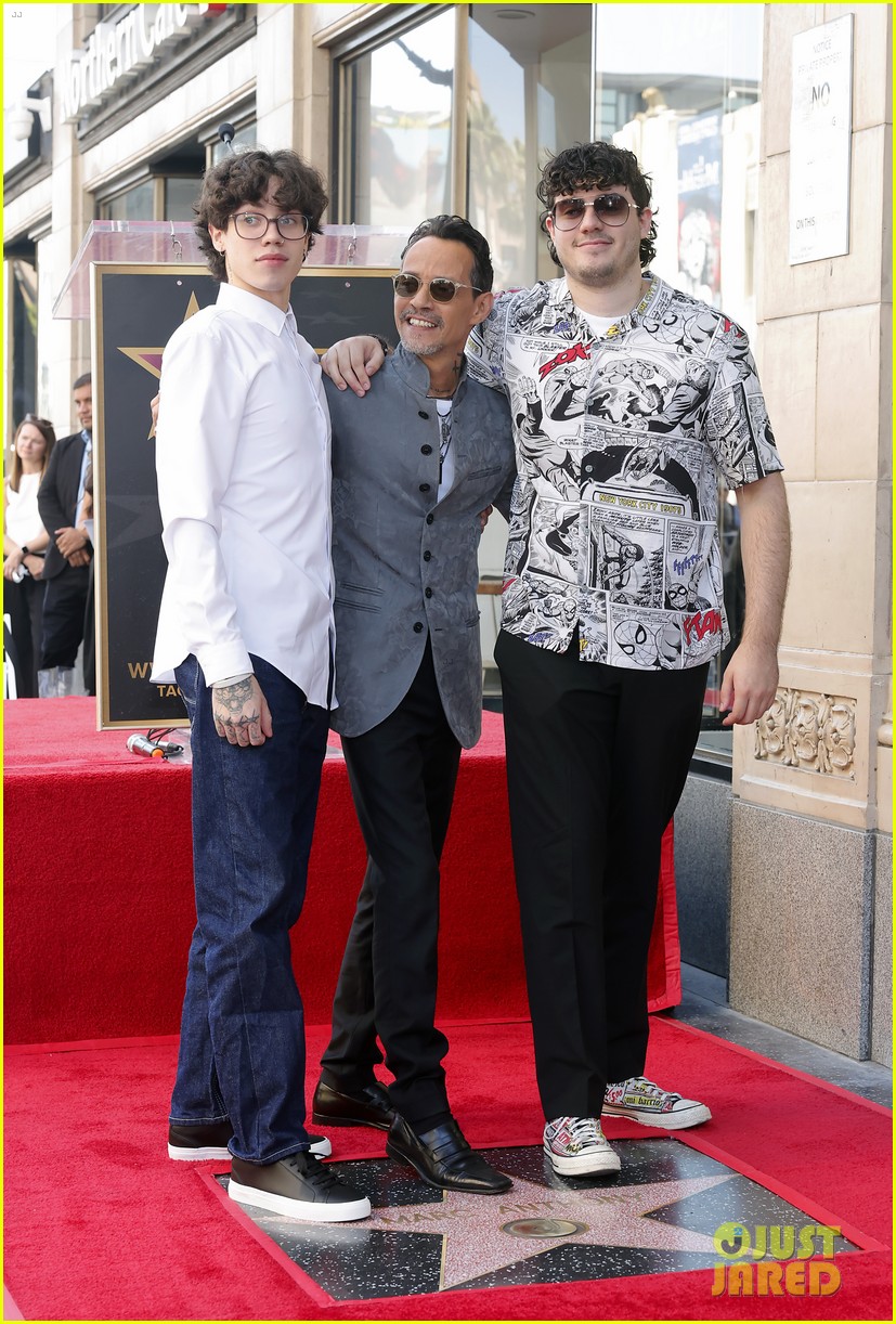 Marc Anthony Surprised by David Beckham & Godson Cruz Beckham at Walk ...