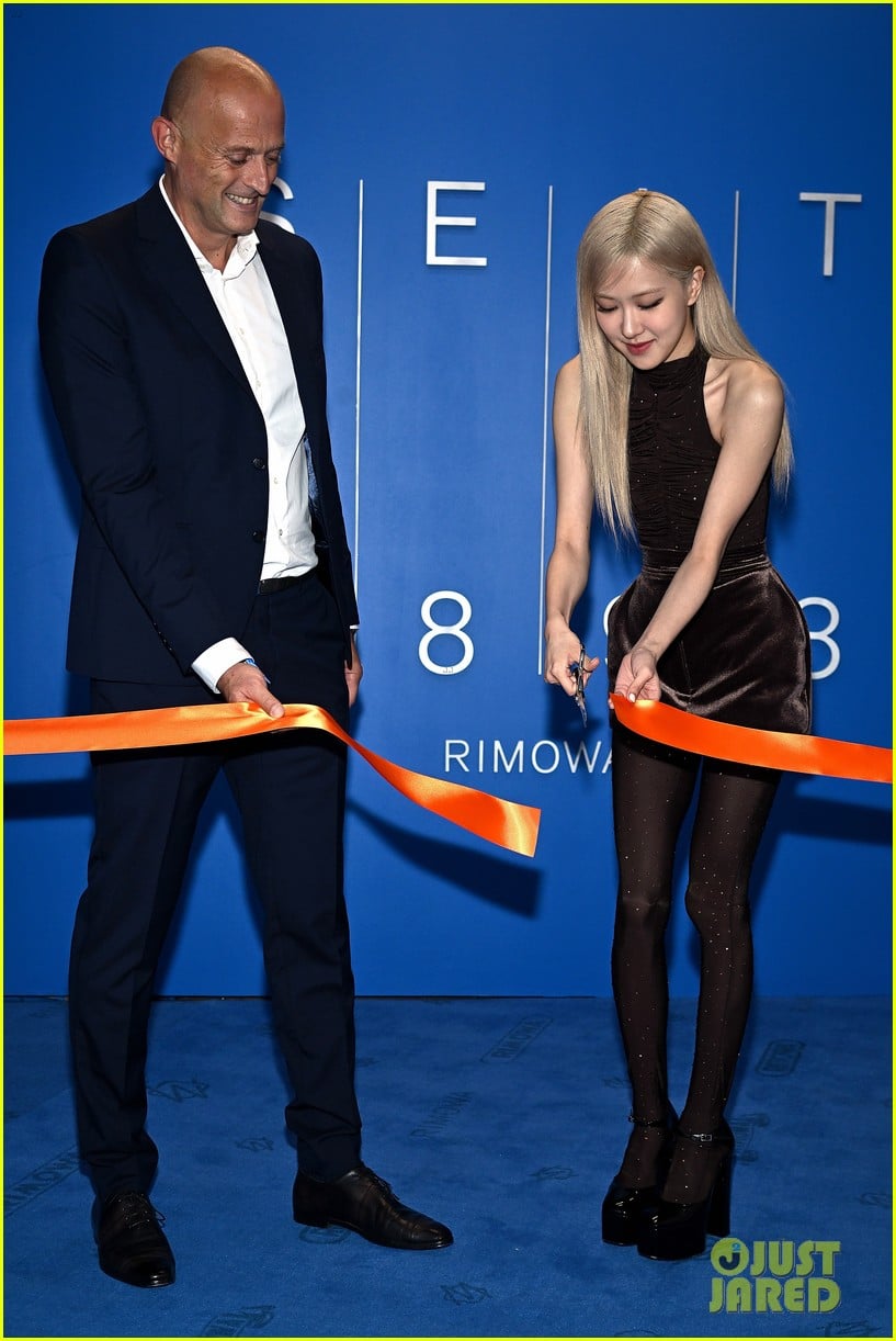 Blackpink's Rose Cuts The Ribbon For Rimowa's 125th Anniversary ...