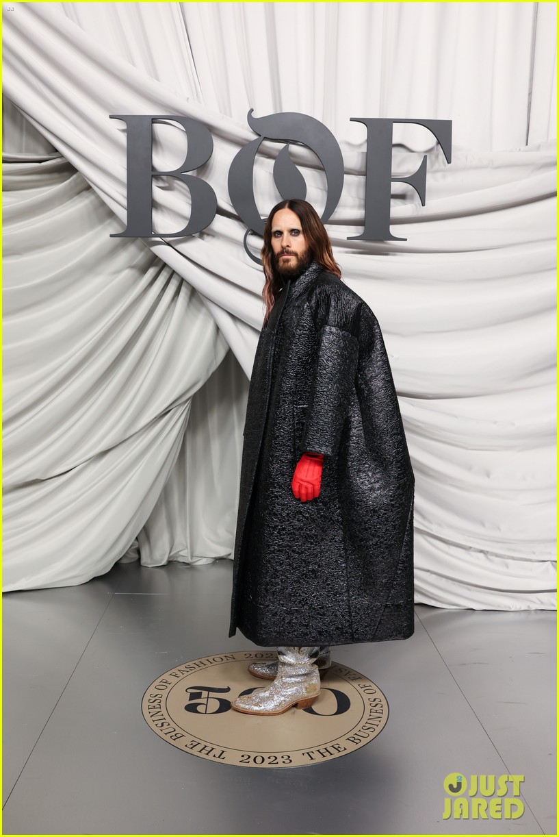 Jared Leto Shows Off Unique Style at Paris Fashion Week in a Sheer Top ...