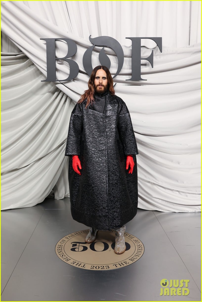 Jared Leto Shows Off Unique Style at Paris Fashion Week in a Sheer Top ...