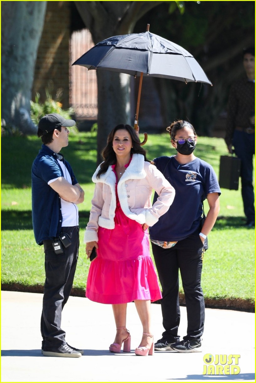 헐리우드 - 퀸카로 살아남는 법 광고 찍는중인 린제이 로한&아만다 사이프리드&레이시 샤버트