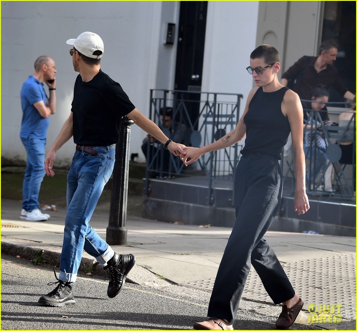 Rami Malek & Emma Corrin Hold Hands on Shopping Date in London: Photo ...