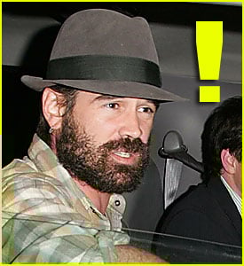 Colin Farrell’s Big Beard | Colin Farrell : Just Jared