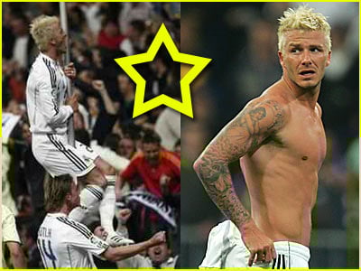 Becks Pole Dances His Way to Victory | David Beckham, Shirtless ...