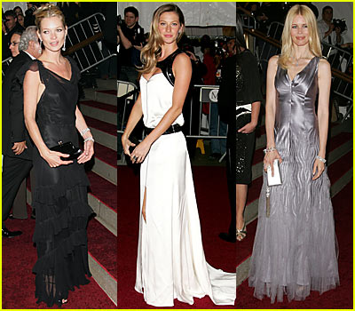 Supermodels @ Costume Institute 2007 | Claudia Schiffer, Gisele ...