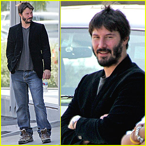 Keanu Reeves and His Beard | Keanu Reeves | Just Jared: Celebrity News ...