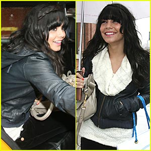 Vanessa Hudgens Has Blunt Bangs | Vanessa Hudgens : Just Jared ...