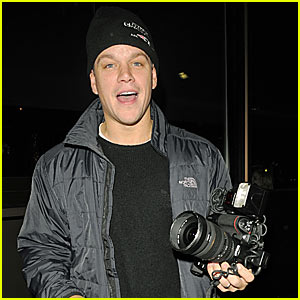 Matt Damon is Paparazzi in Training | Matt Damon : Just Jared ...