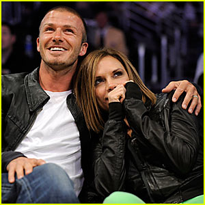The Beckhams Bring Luck to the Lakers | David Beckham, Victoria Beckham ...