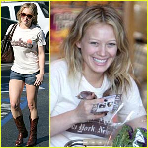 Hilary Duff is a New York Cowboy | Hilary Duff : Just Jared ...