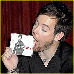 David Cook Takes A Bite Out Of His Album | David Cook | Just Jared ...