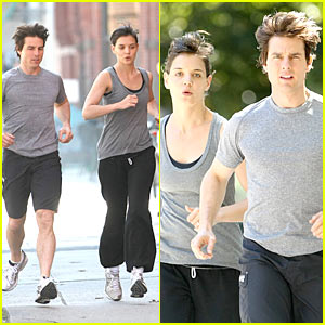 Tom Cruise & Katie Holmes: Jogging Buddies | Katie Holmes, Tom Cruise ...
