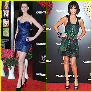 Anne Hathaway & Jessica Alba: ‘Valentine’s Day’ Vixens | Anne Hathaway ...
