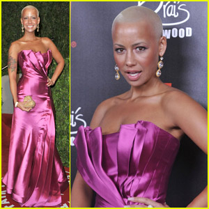 Amber Rose: Oscars Fuchsia Fierce | 2010 Oscars, Amber Rose : Just Jared