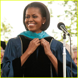Michelle Obama: Commencement Speech at GWU! | Michelle Obama : Just Jared