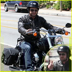 Gerard Butler: Harley Davidson Dude | Gerard Butler : Just Jared