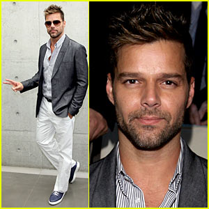 Ricky Martin: Milan Fashion Week Man! | Ricky Martin : Just Jared