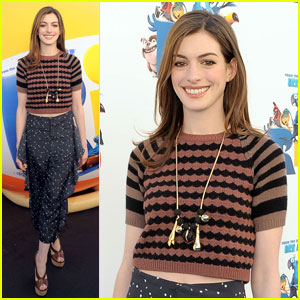 Anne Hathaway: ‘Rio’ Sneak Beak Screening! | Anne Hathaway, George ...