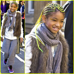 Willow Smith: Neon Braids in London! | Willow Smith : Just Jared
