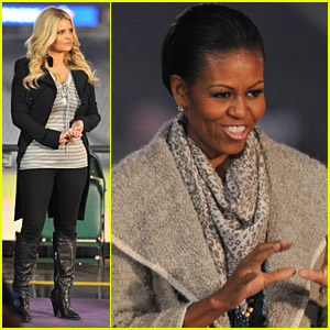 Jessica Simpson & Michelle Obama Support Military Families | Jessica ...