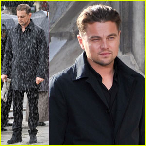 Leonardo DiCaprio: Rainy Cell Phone Shoot | Leonardo DiCaprio | Just ...