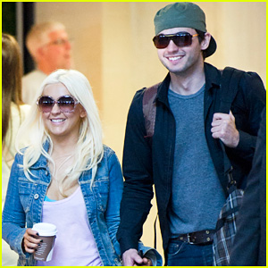 Christina Aguilera & Matt Rutler: Joyful LAX Departure! | Christina ...