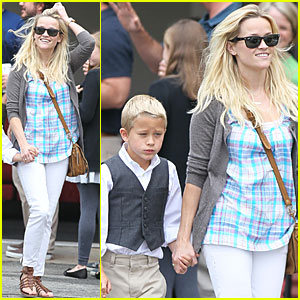 Reese Witherspoon: Father’s Day Church Service | Celebrity Babies ...