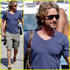 Gerard Butler: Boating in Italy! | Gerard Butler : Just Jared
