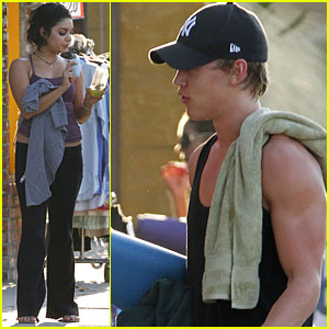 Vanessa Hudgens: Workout with Austin Butler & Ashley Tisdale! | Ashley ...