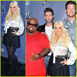Christina Aguilera: ‘The Voice’ Season Two Press Junket! | Adam Levine ...