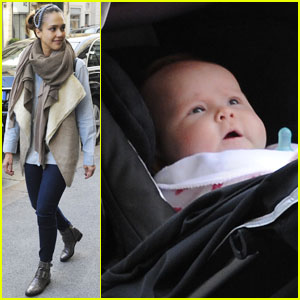 Jessica Alba: Milan Mommy With Baby Haven | Cash Warren, Celebrity ...