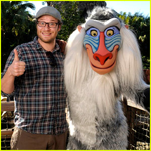 Seth Rogen Meets Rafiki at Disney World! | Seth Rogen | Just Jared ...